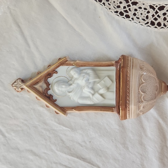 Wall Decor | Antique Catholic Font | Poshmark